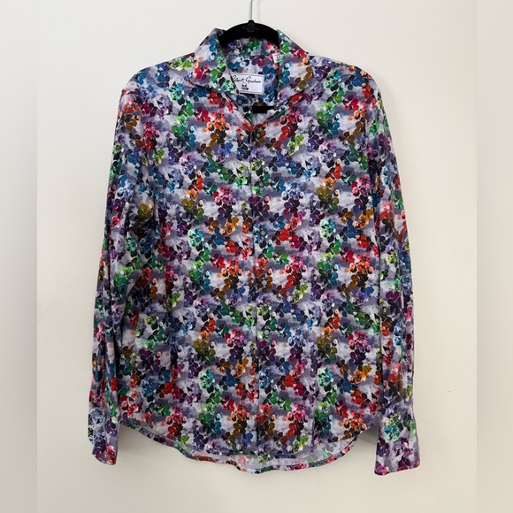 Robert Graham | Shirts | Robert Graham Mens Large Tailored Fit Mixed ...